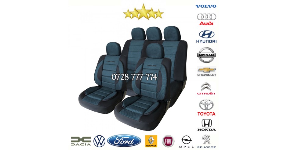 Huse auto universale Premium pentru scaune masina - albastre | arhiva ...