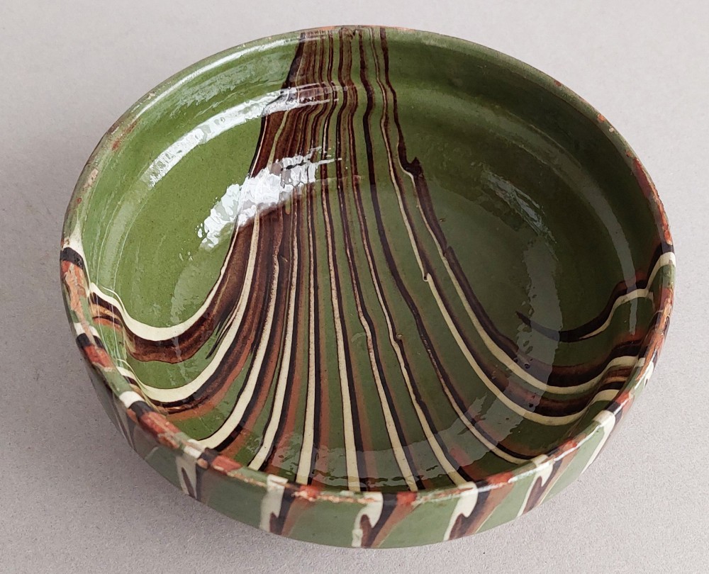 Castron traditional romanesc, ceramica pictata manual, arta populara ...