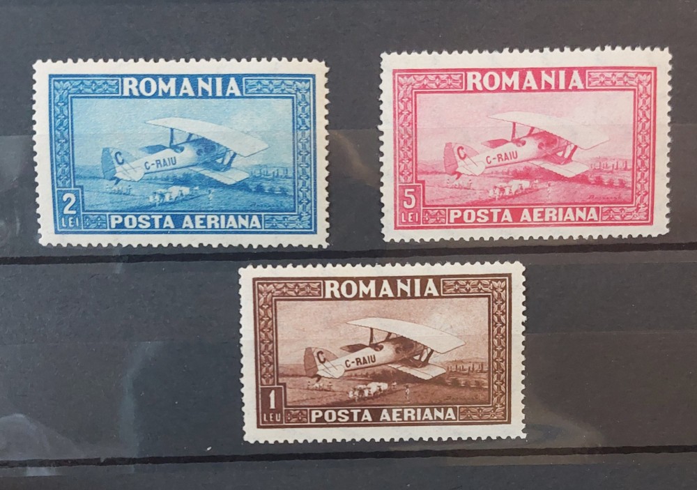 Romania 1928 - C.Raiu fil.orizontal si vertical | arhiva Okazii.ro