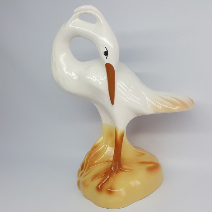 Bibelou mare portelan, ceramica, romanesc vechi, vintage - Pasare ...