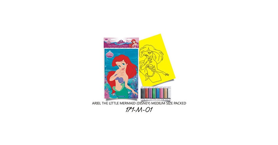 Plansa pictura nisip colorat Ariel | arhiva Okazii.ro