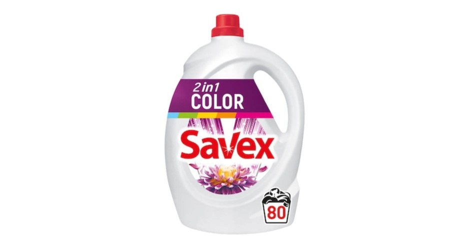 Detergent de Rufe Lichid SAVEX 2 in 1 Parfum Lock Color, 4.4L, 80 ...