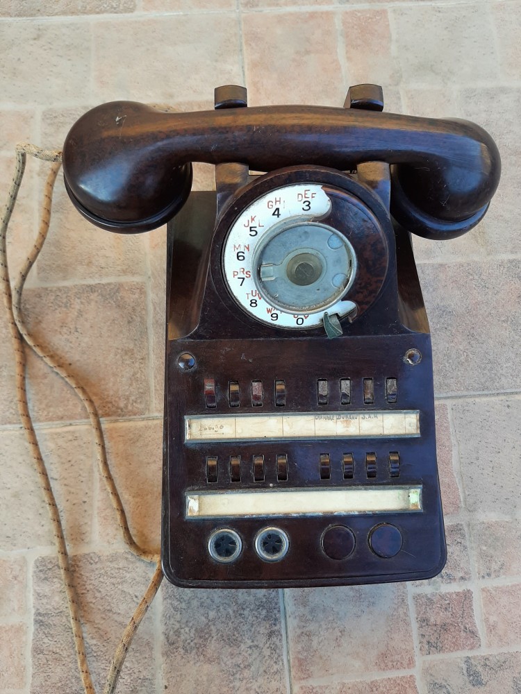 Telefon fix centrala telefonica bachelita Fran?a S.I.T. 1930 | arhiva ...