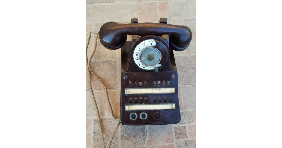 Telefon fix centrala telefonica bachelita Fran?a S.I.T. 1930 | arhiva ...