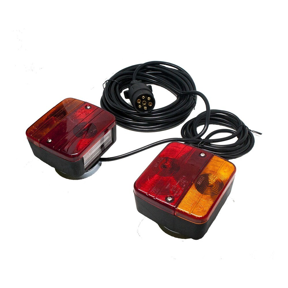 Set Stopuri LED pentru Remorca sau Camion 12/24V cu Priza si Cablu 7.5m ...