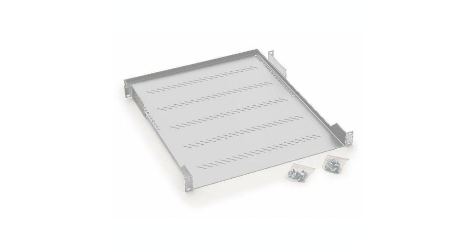 RAFT FIX perforat TRITON 1U pt rack 19 inch adancime 750 mm sarcina ...
