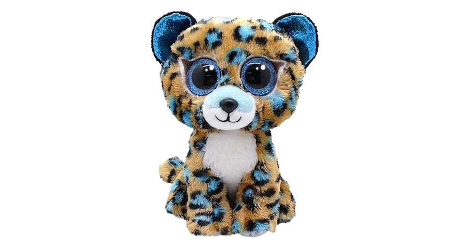 Plus Ty Boos Leopard Cobalt 15cm, Pete Albastre, Jucarie Plus, Baieti ...