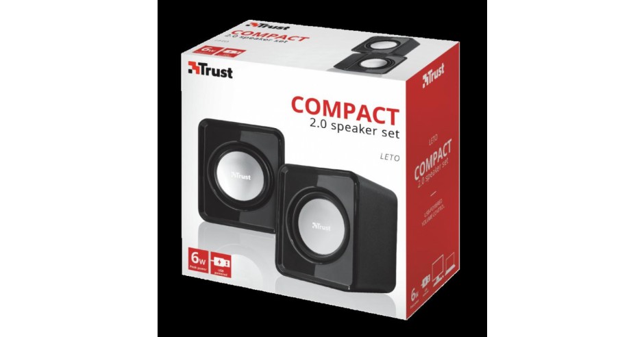 Boxe Stereo Trust Leto Compact 2.0 Speaker Set | Okazii.ro