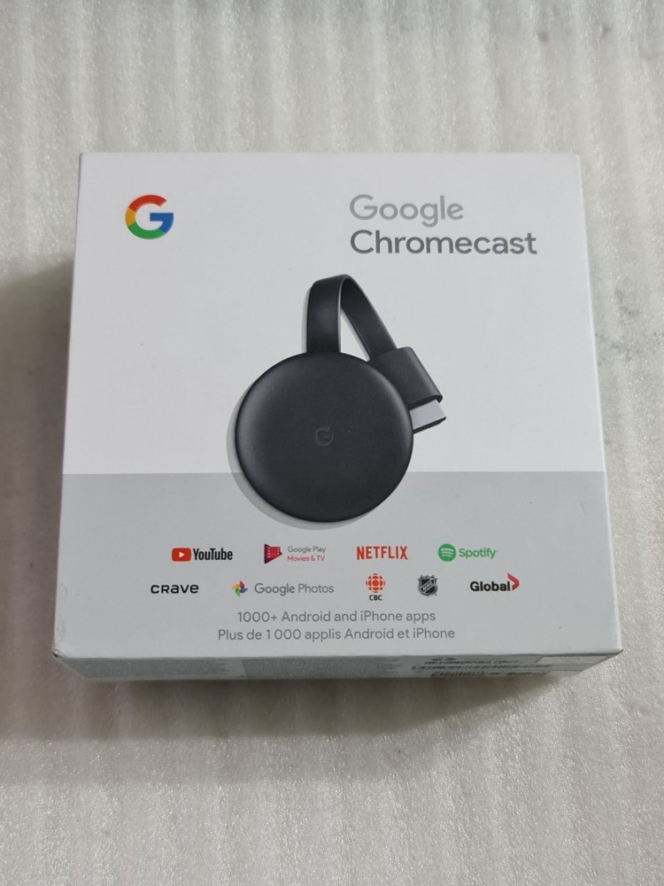 Media Player Google Chromecast 3, Full HD, Wi-Fi, negru- poze reale | arhiva Okazii.ro