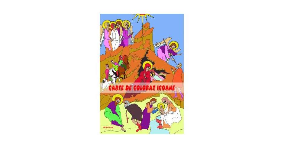 Carte de colorat icoane pentru copii | arhiva Okazii.ro