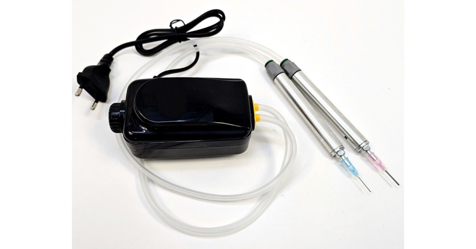 Set pompa electrica cu aer pentru semanat in alveole, semanatoare cu ...