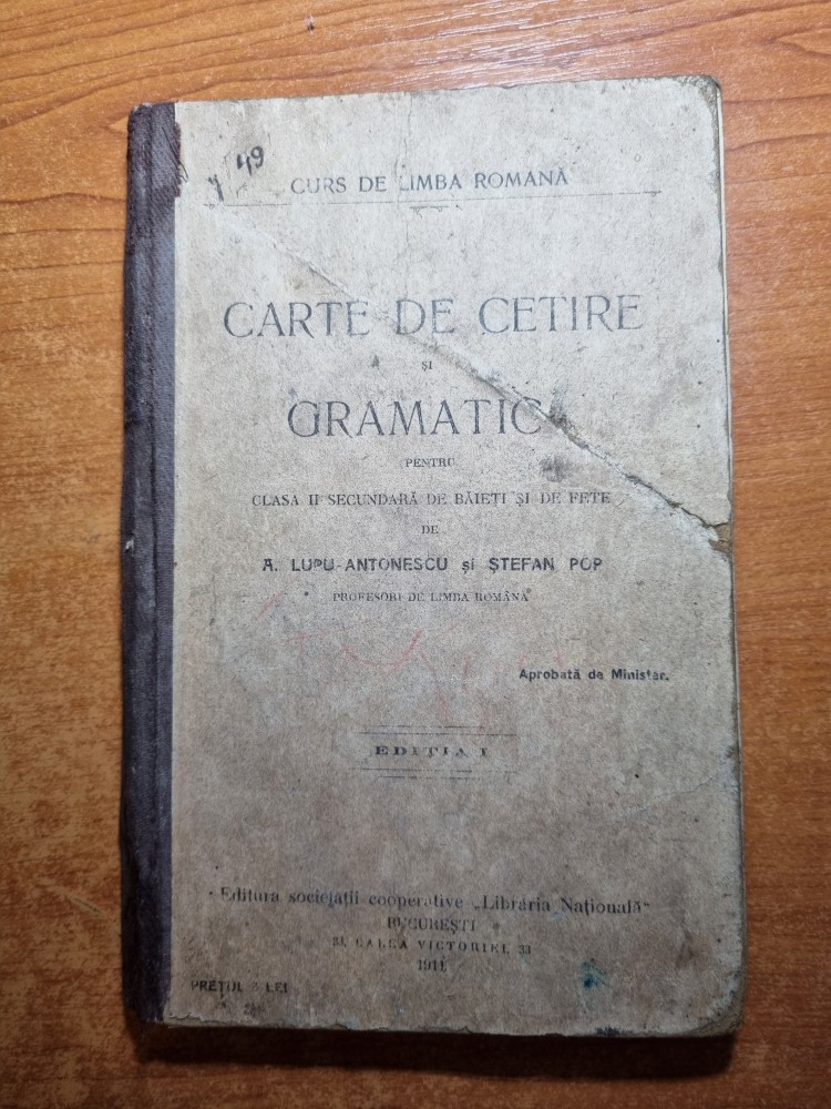 Carte de citire si gramatica-pentru clasa a 2-a secundara(clasa a 6-a ...