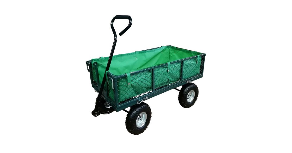 Carucior metalic de gradina in 2 tipuri | arhiva Okazii.ro