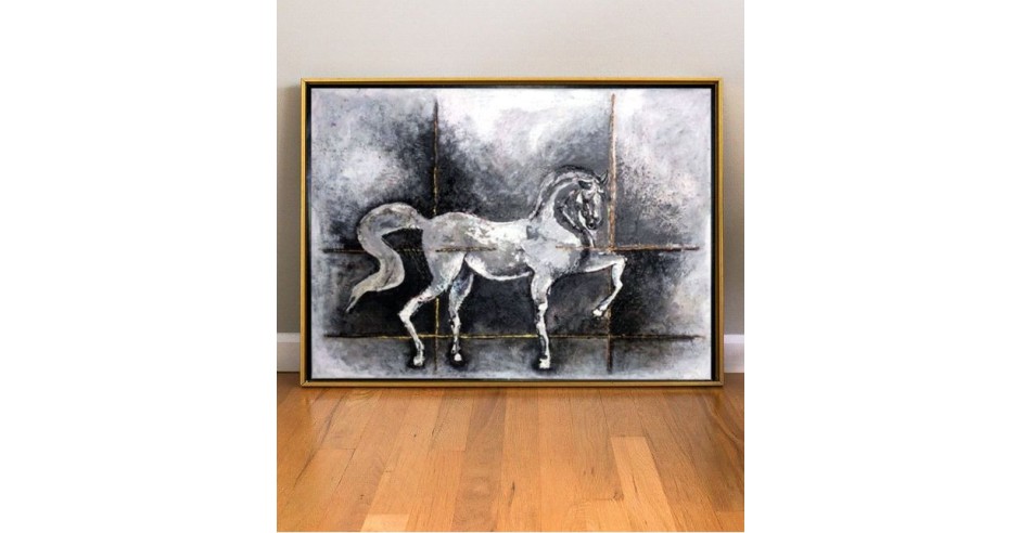 Tablou abstract, tablou alb negru tablou cu cal, tablouri cu cai ...