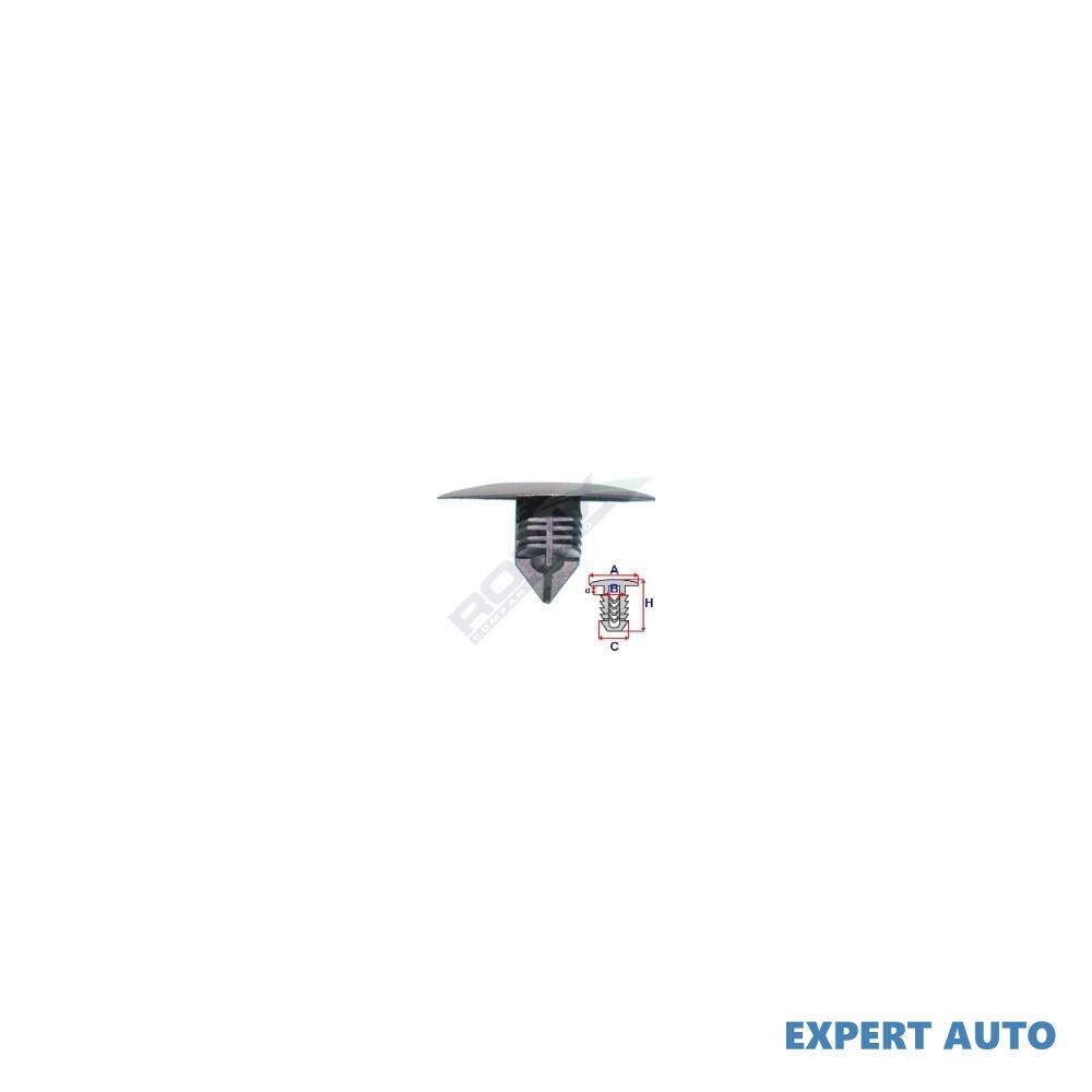 Clips fixare elemente roata pentru dacia renault - gri set 10 buc ...