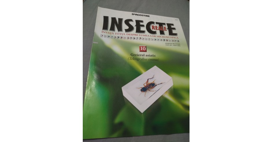 REVISTA INSECTE REALE NR.10 GREIERUL ASIATIOC DOAR REVISTA | Okazii.ro