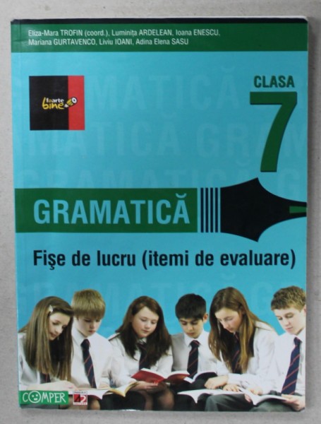 GRAMATICA , FISE DE LUCRU ( ITEMI DE EVALUARE ) , CLASA A 7 - A de ...