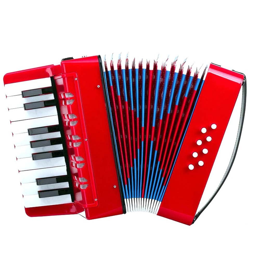 Acordeon 17 Clape 8 Basi pentru Copii - Rosu | arhiva Okazii.ro