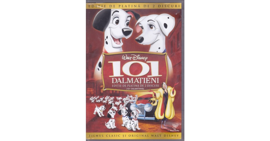 DVD desene animate: 101 Dalmatieni ( 2 discuri - dublat / subtitrat ...