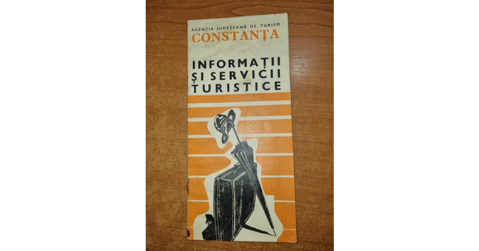 Pliant turistic constanta - informatii si servicii turistice - anii '60 ...