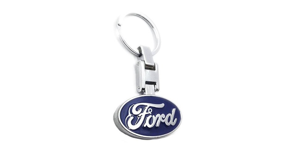 Breloc tema Ford auto nou model detaliu metal + ambalaj cadou | Okazii.ro