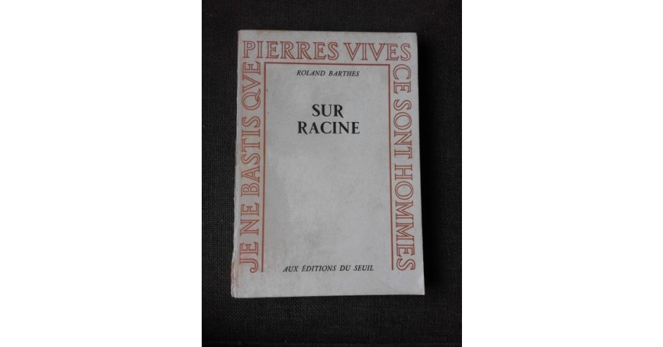 Sur Racine - Roland Barthes | arhiva Okazii.ro