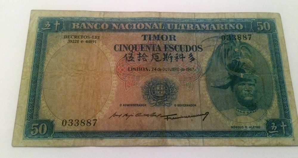 Timor 50 escudos 1967 Regulo D Aleixo | arhiva Okazii.ro