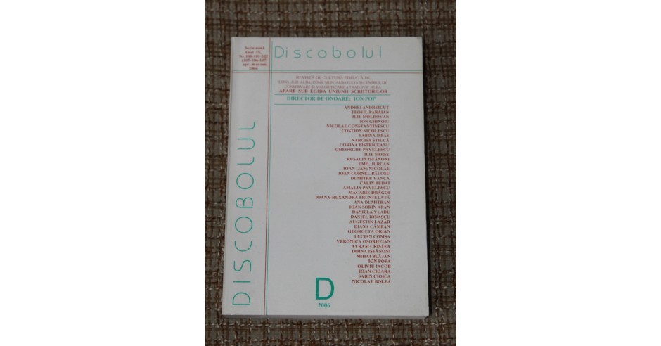Discobolul revista special etnografie si folclor 100-102 crestinismul ...