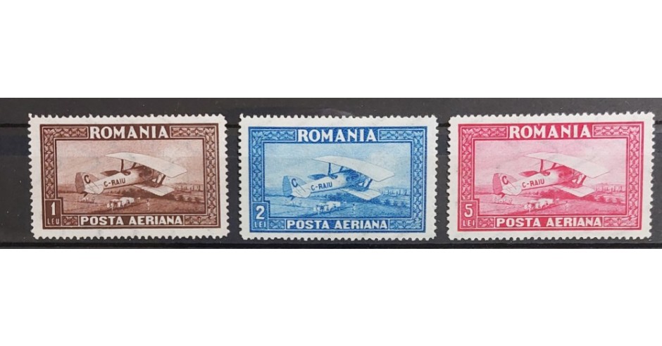 Romania 1928 - C. Raiu,filigran vertical MNH, Nestampilat | Okazii.ro