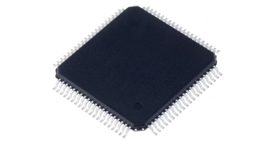 Microcontroler LQFP80 cu Interfață I2C, JTAG, SPI, UART, Texas ...