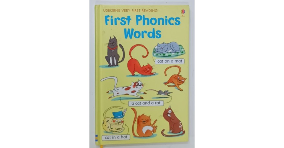 FIRST PHONICS WORDS by MAIRI MACKINNON , illustrated by FRANCESCA ...