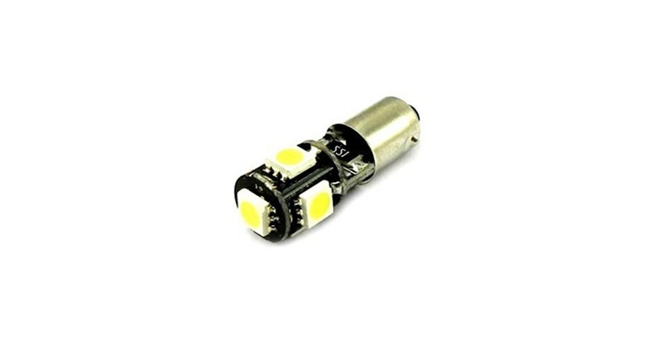 Bec Led BA9S TV Lumina Alba 5 SMD CanBus 12V 90125CAN TCT-1210, General ...