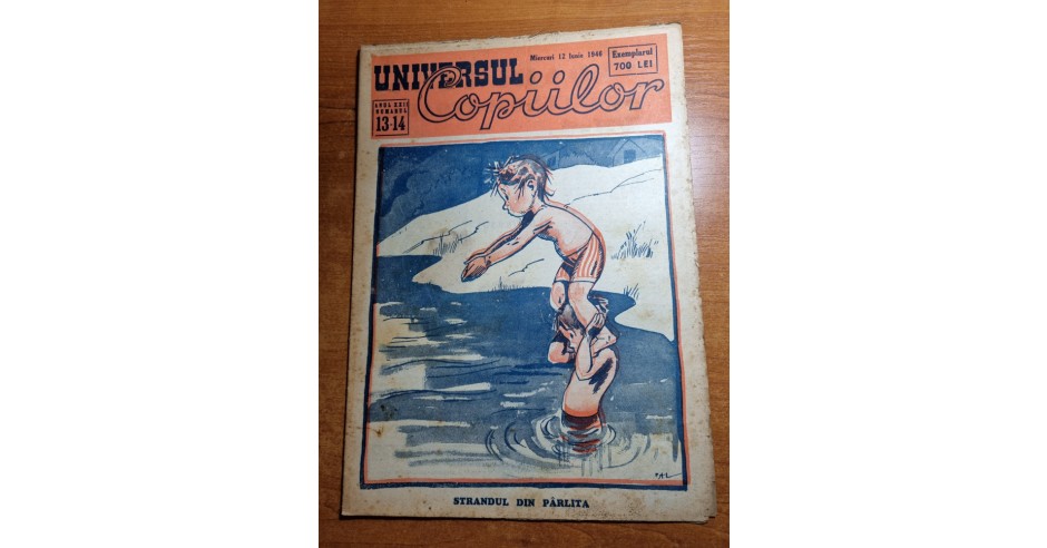 Revista pentru copii - universul copiilor 12 iunie 1946 | Okazii.ro