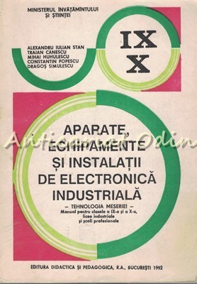 Aparate, Echipamente Si Instalatii De Electronica Industriala - Al ...