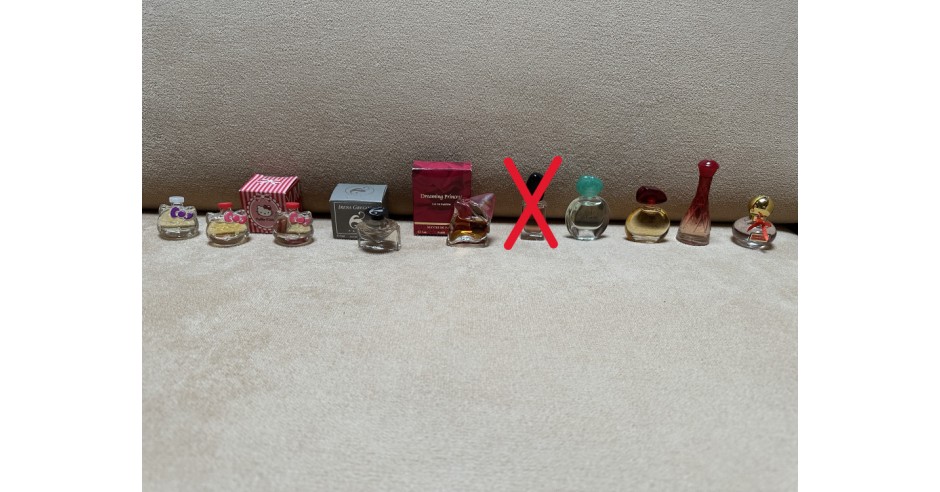 SET 5 de 9 mini parfumuri originale pentru femei si barbati , NOI ...