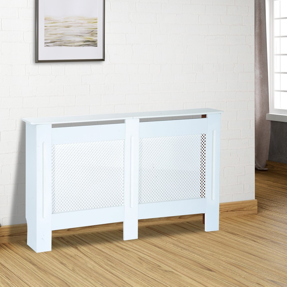 HOMCOM masca calorifer masca calorifer lemn masca calorifer alb masca ...