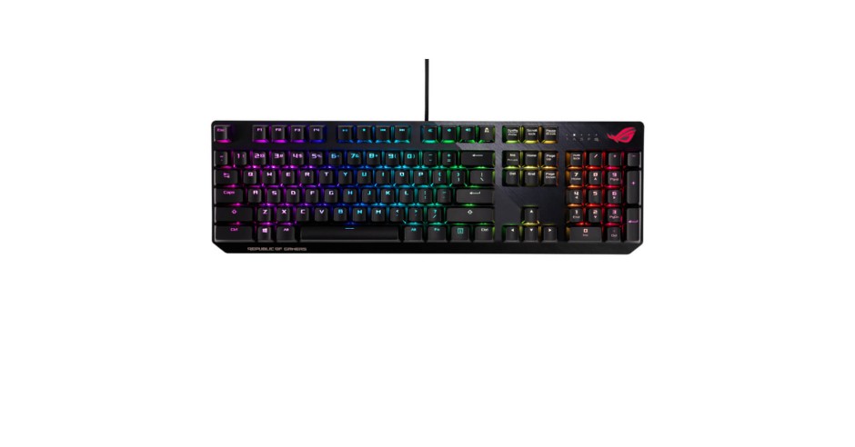 Tastatura mecanica gaming Asus ROG Strix Scope, Switch-uri Cherry MX ...