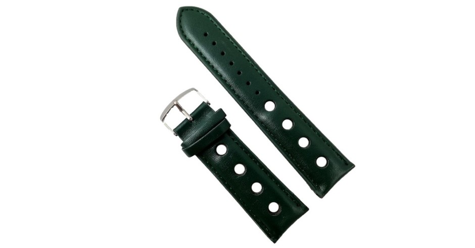 Curea de ceas din piele ecologic? verde-inchis - 24mm WZ2861 | arhiva ...