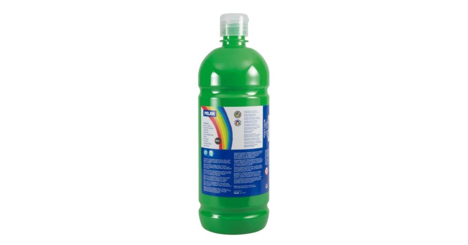 Tempera MILAN, 1000 ml, Vopsea Verde Deschis, Tempera Verde Deschis ...