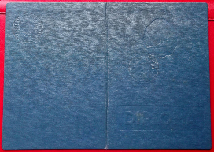 DIPLOMA ABSOLVENT ACADEMIE ACADEMIA MILITARA RSR 1966 ** | Okazii.ro