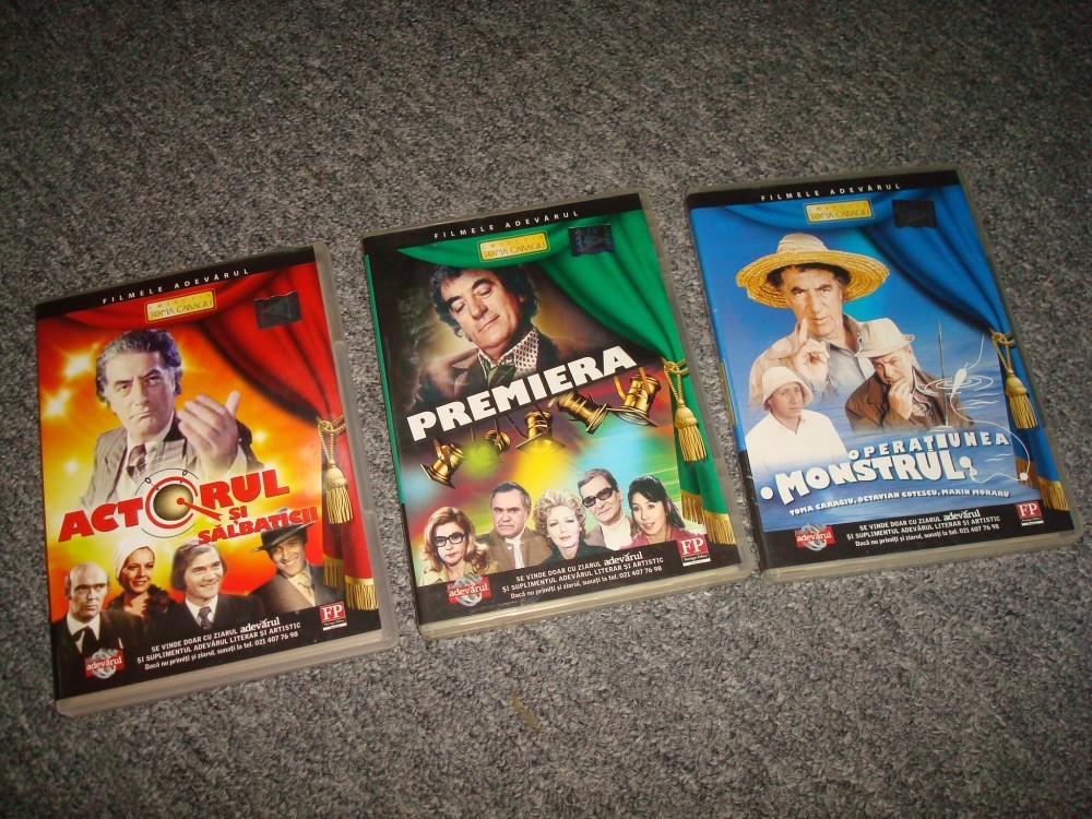 Actorul si salbaticii/Premiera/Operatiunea monstrul/DVD film colectie ...
