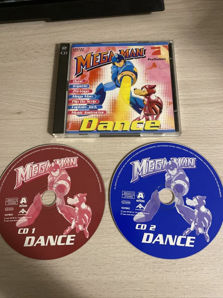 CD Mega Man Dance 2 cd (Twenty 4 Seven, Music Instructor, Capt. Jack ...