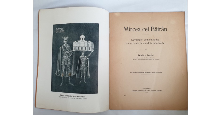 MIRCEA CEL BATRAN CUVANTARE COMEMORATIVA LA CINCI SUTE DE ANI DE LA ...