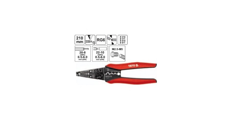 DECABLATOR 210MM, 0.5-6mm, Yato YT-2277 | Okazii.ro