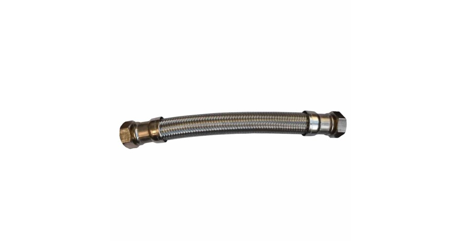 Furtun Blindat DN25, Furtun Flexibil Apă Potabilă, Racord Inox 1 Tol ...