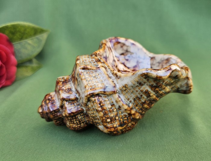 INEDIT SUPORT LUMANARE DIN CERAMICA EMAILATA IN FORMA DE MELC MARIN ...