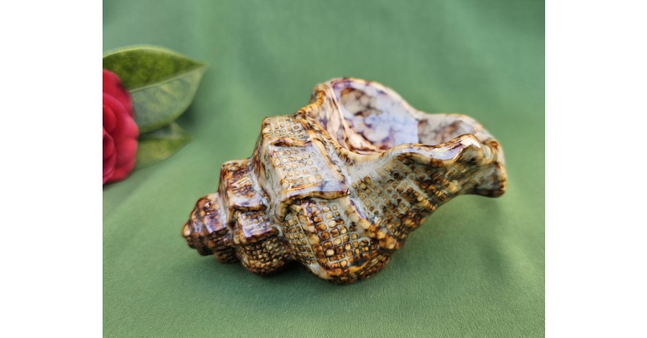 INEDIT SUPORT LUMANARE DIN CERAMICA EMAILATA IN FORMA DE MELC MARIN ...