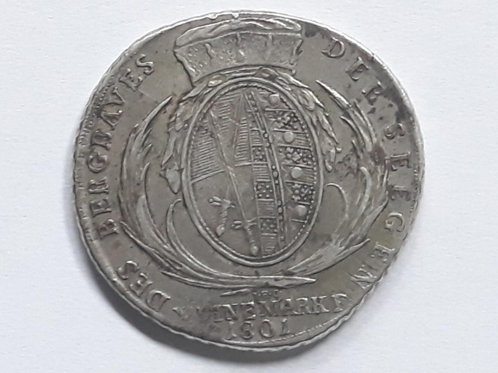 MONEDE 1801 IEC GERMANY GERMAN STATES SAXONY THALER TALER ARGINT ...