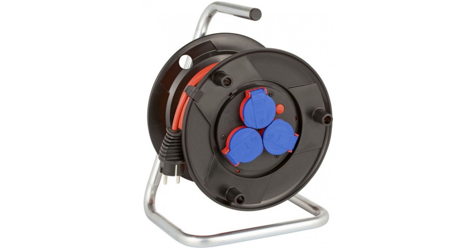 Prelungitor Exterior Brennenstuhl Garant cu tambur cu priza multipla, 3 ...