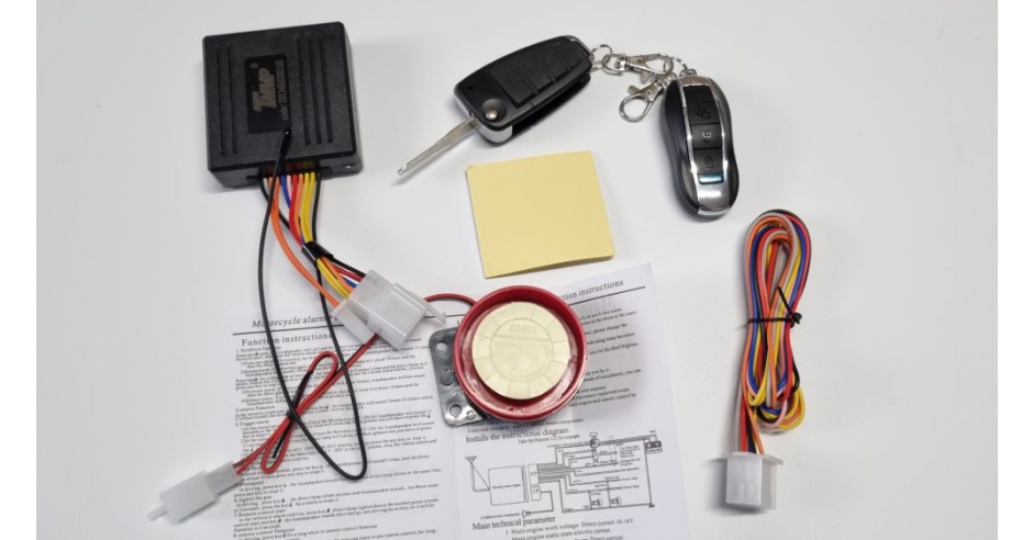 Alarma Scuter - Motocicleta - pornire din telecomanda - cheie briceag ...